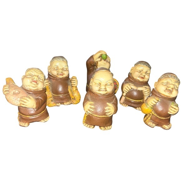 Accents | Vintage Monk Friar Figures | Poshmark